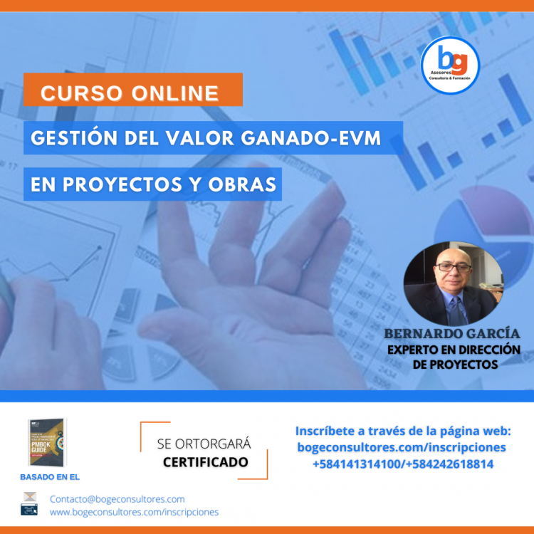 Curso Online Control de Costo de Proyectos y Obras con la Técnica del Valor Ganado EVM PMBOK ...